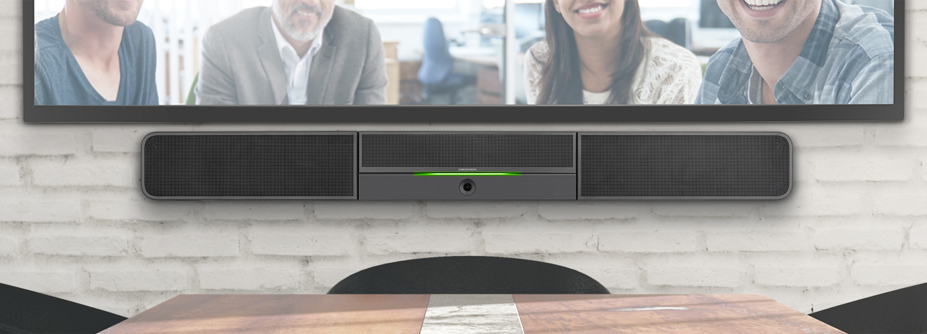 Only Crestron can deliver a Smart Soundbar that’s this Smart. – inControl